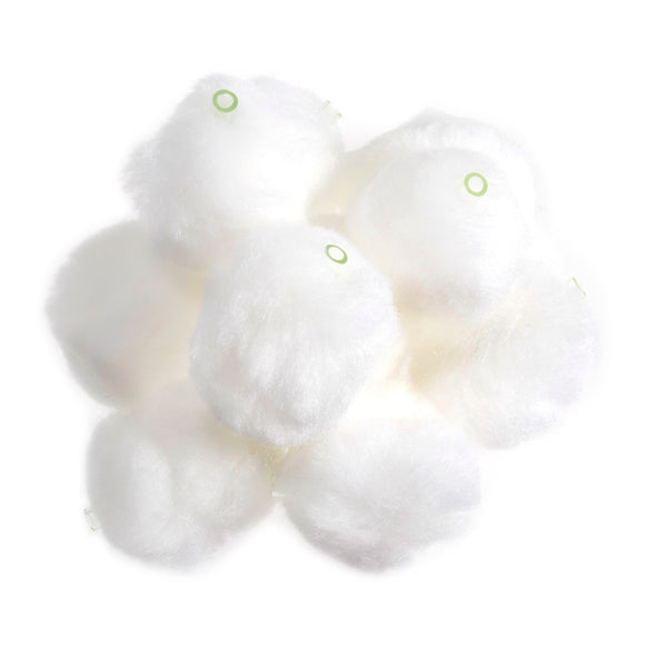 Pom Poms - White – TheHandmadeElephant